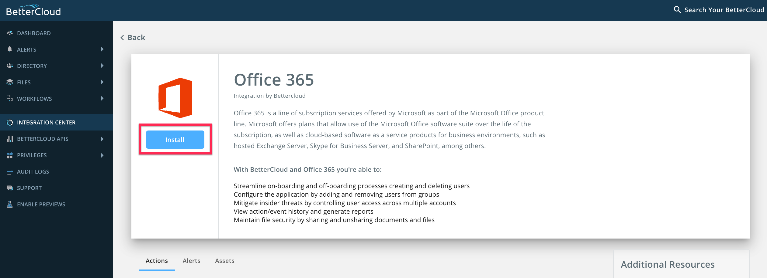 Integrating Office 365 with BetterCloud