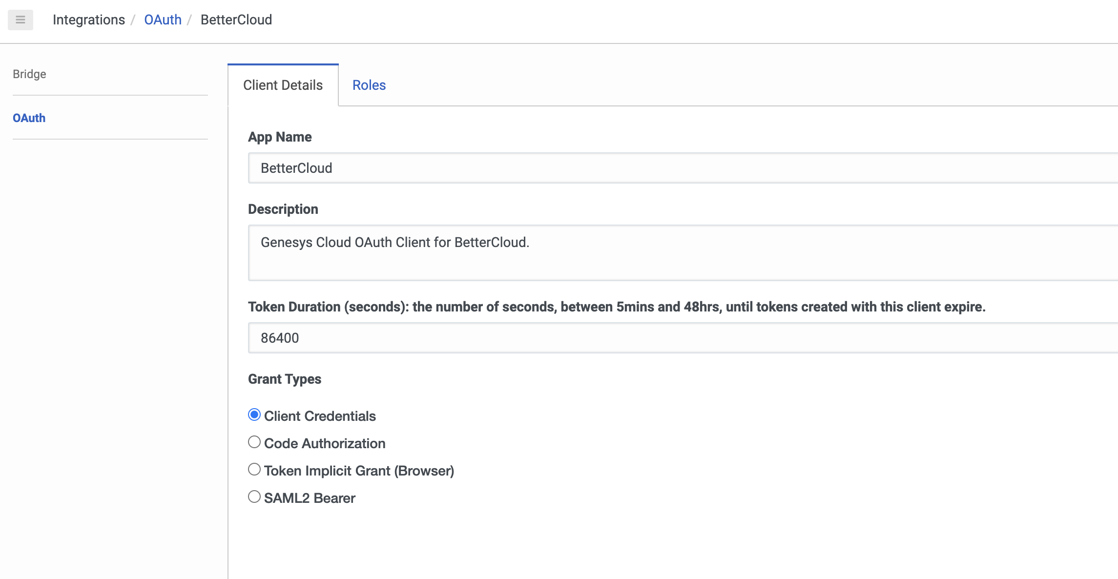 Integrating Genesys Cloud with BetterCloud