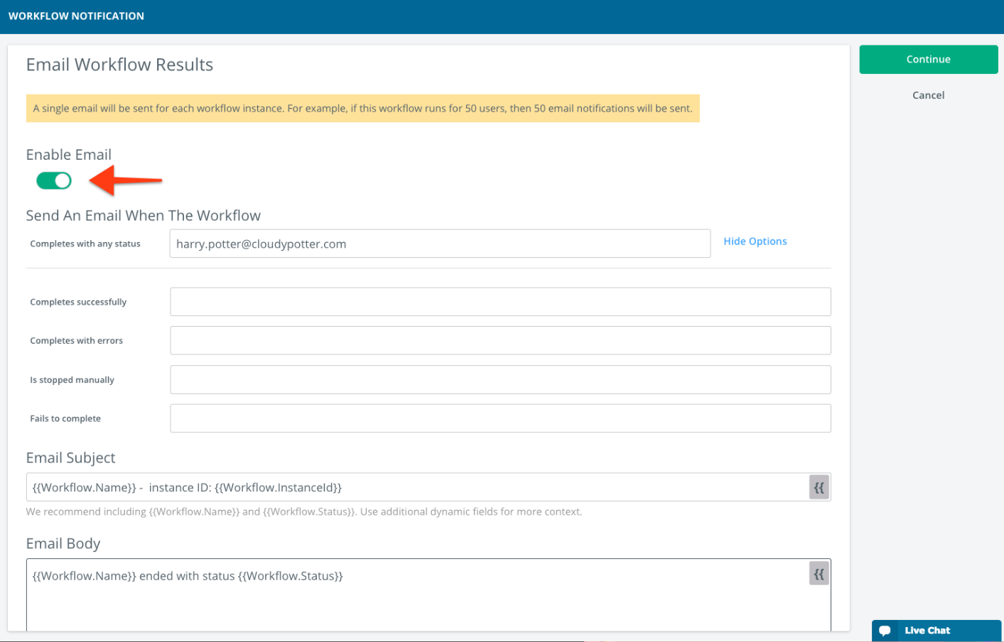 How to Create a Workflow