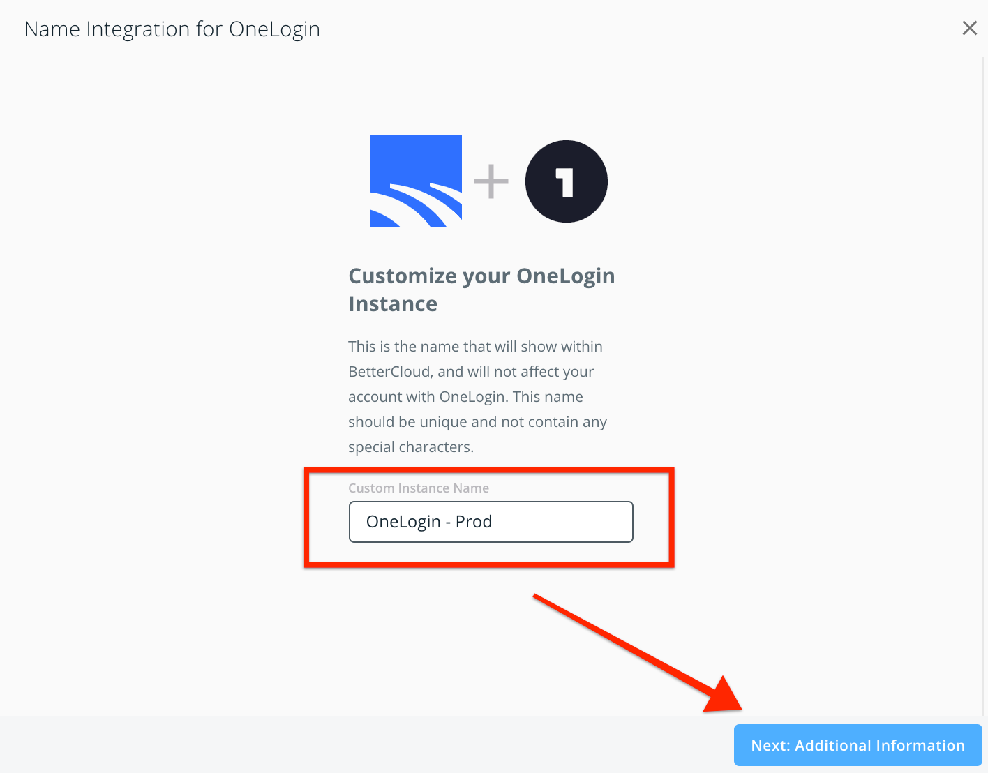 Integrating OneLogin with BetterCloud