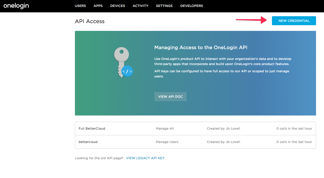 Integrating OneLogin with BetterCloud