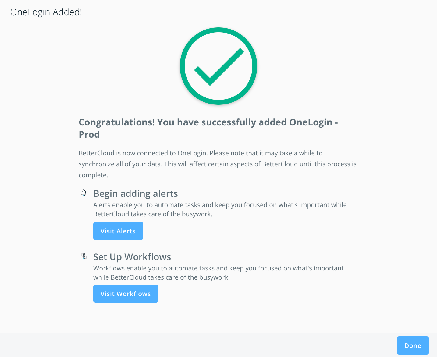 Integrating OneLogin with BetterCloud