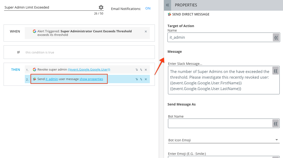 Use Case: Super Admin Count Exceeded