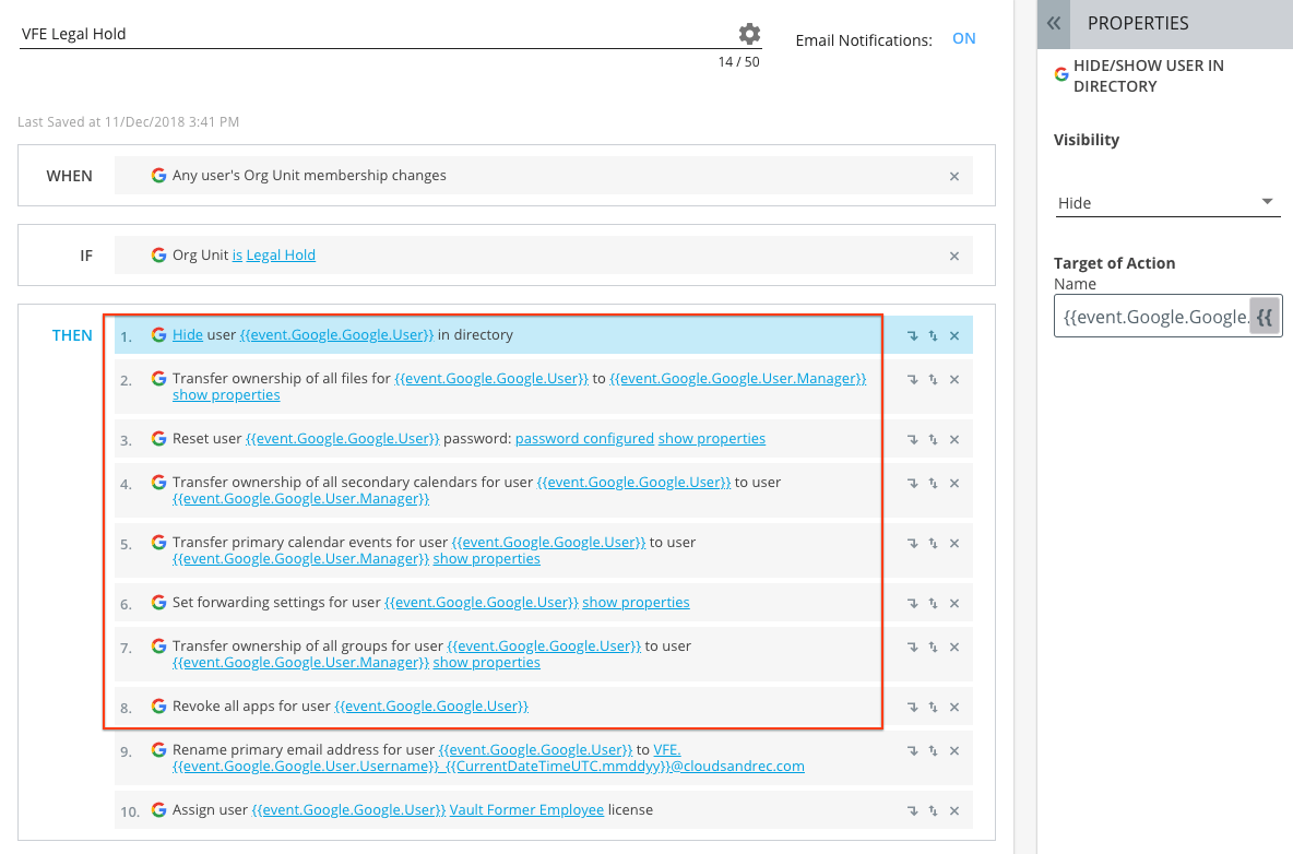 Use Case: Assign ‘Vault Former Employee’ Google License to ...