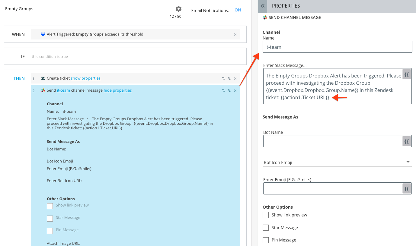 Use Case: Empty Groups