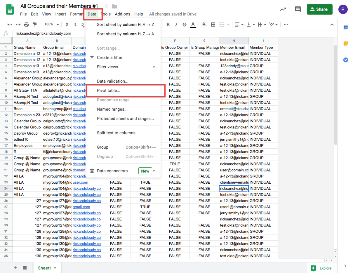 How to Create "All Members and their Groups" Report