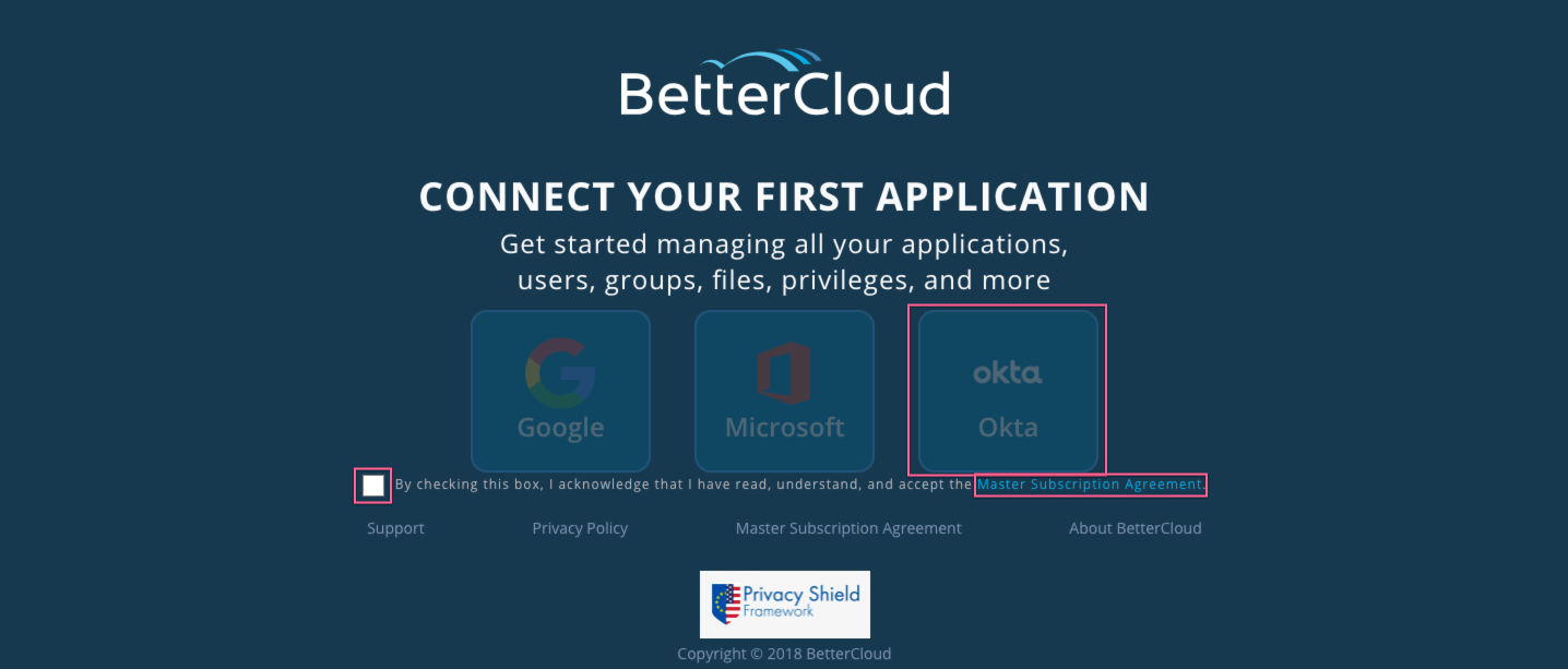 Installing BetterCloud for your Okta Domain