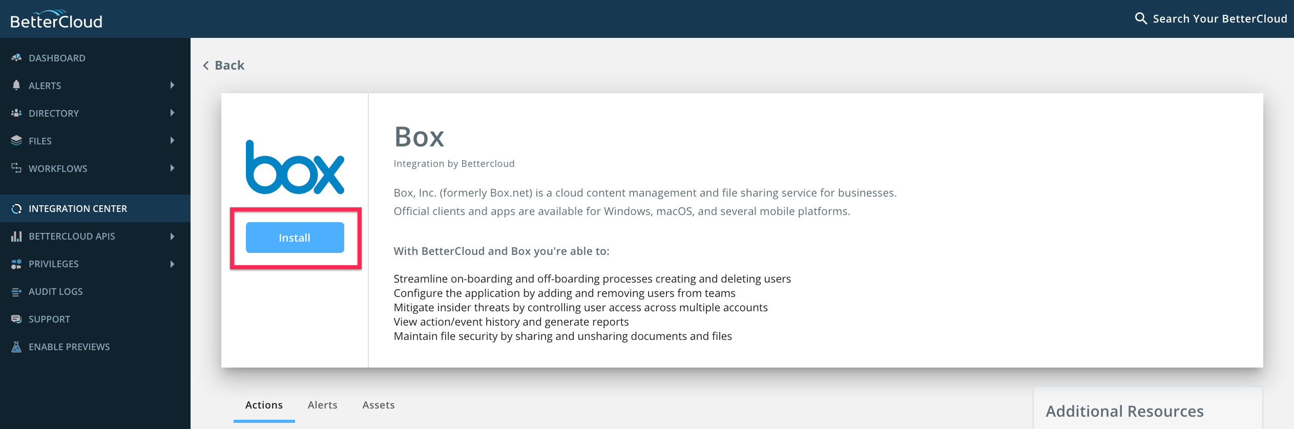 Integrating Box with BetterCloud