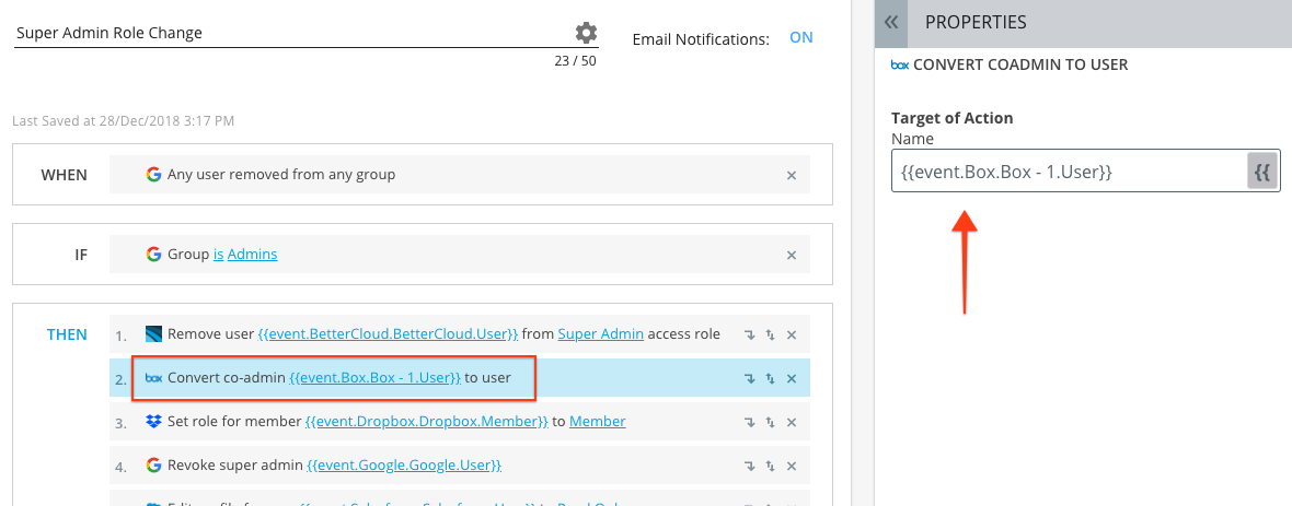 Use Case: Super Admin Role Change