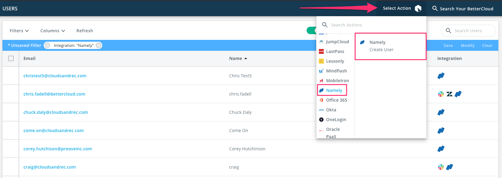 Namely in BetterCloud