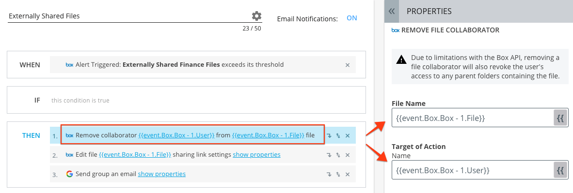 Use Case: Externally Shared Files