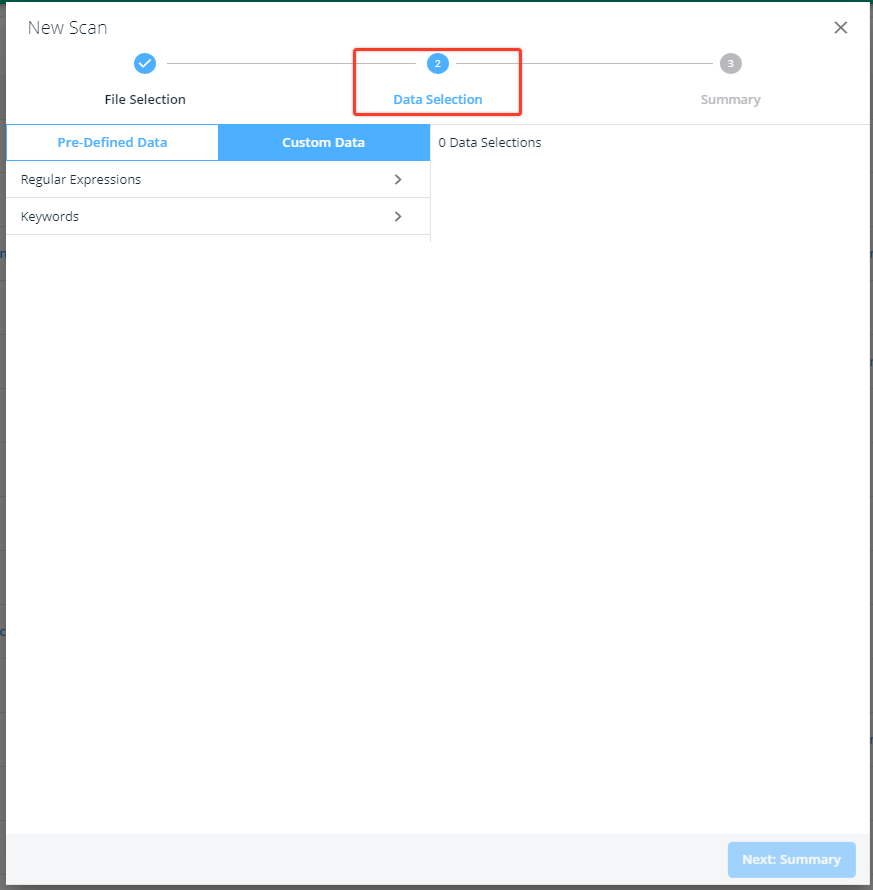 Content Scanning: Custom Regular Expression & Keyword Search