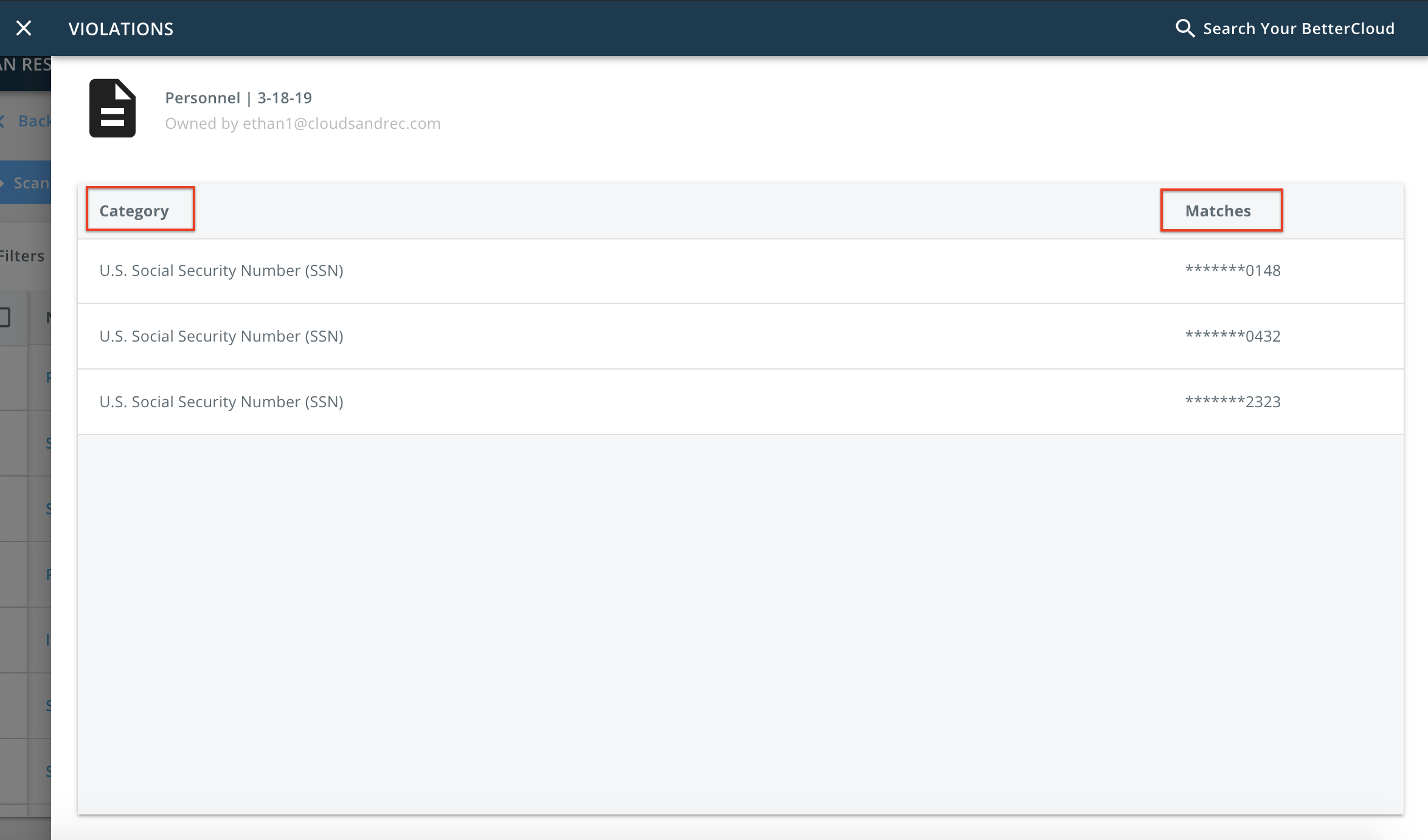 File Audits and Targeted Content Scans