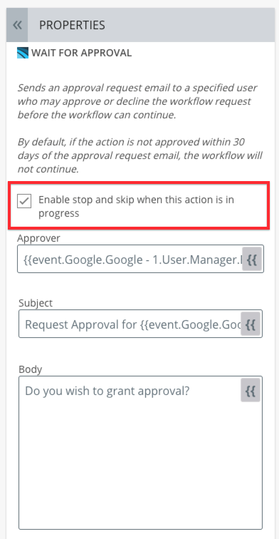 Wait for Approval in Workflows