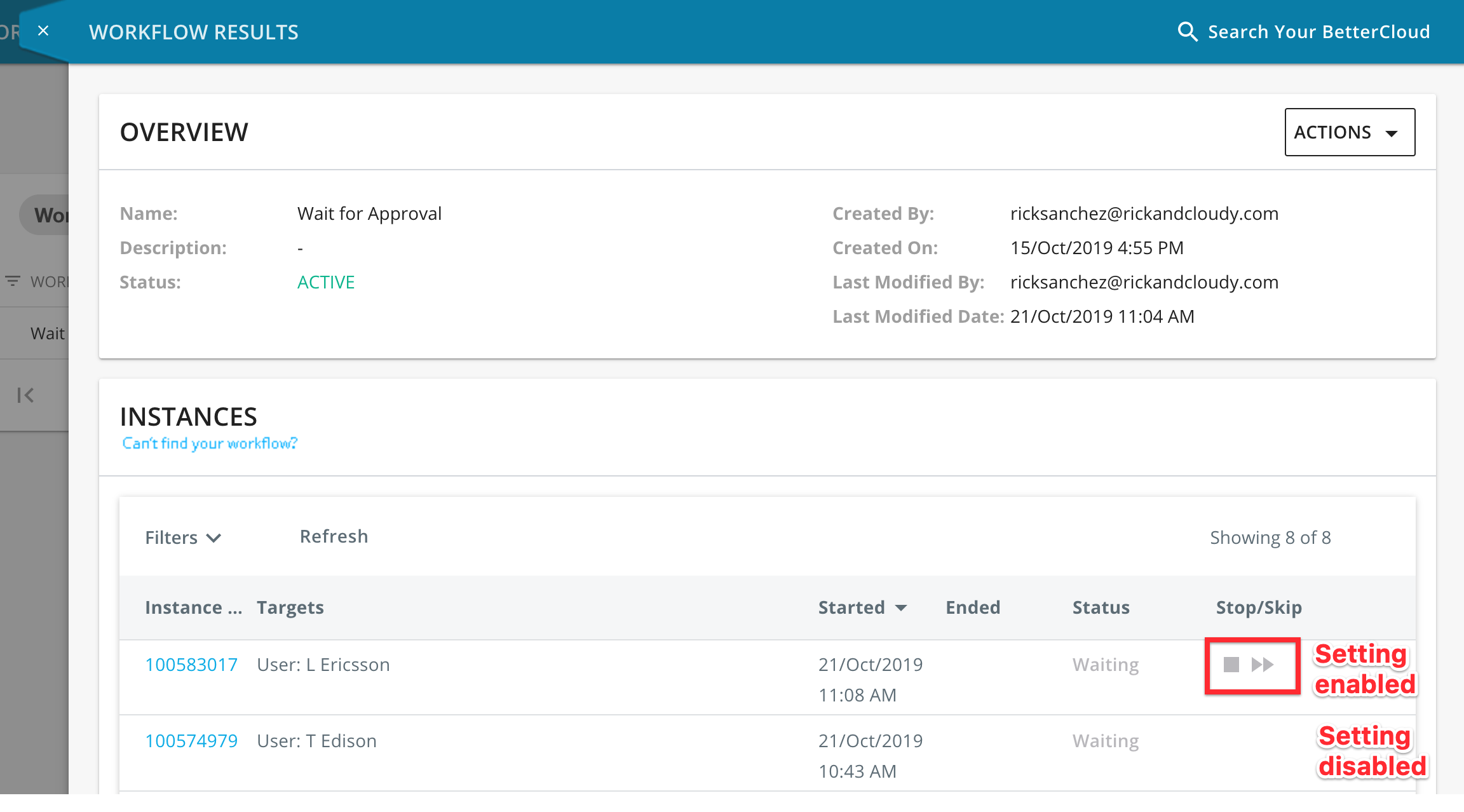 Wait for Approval in Workflows