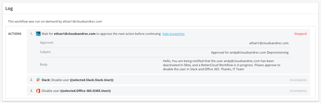 Wait for Approval in Workflows