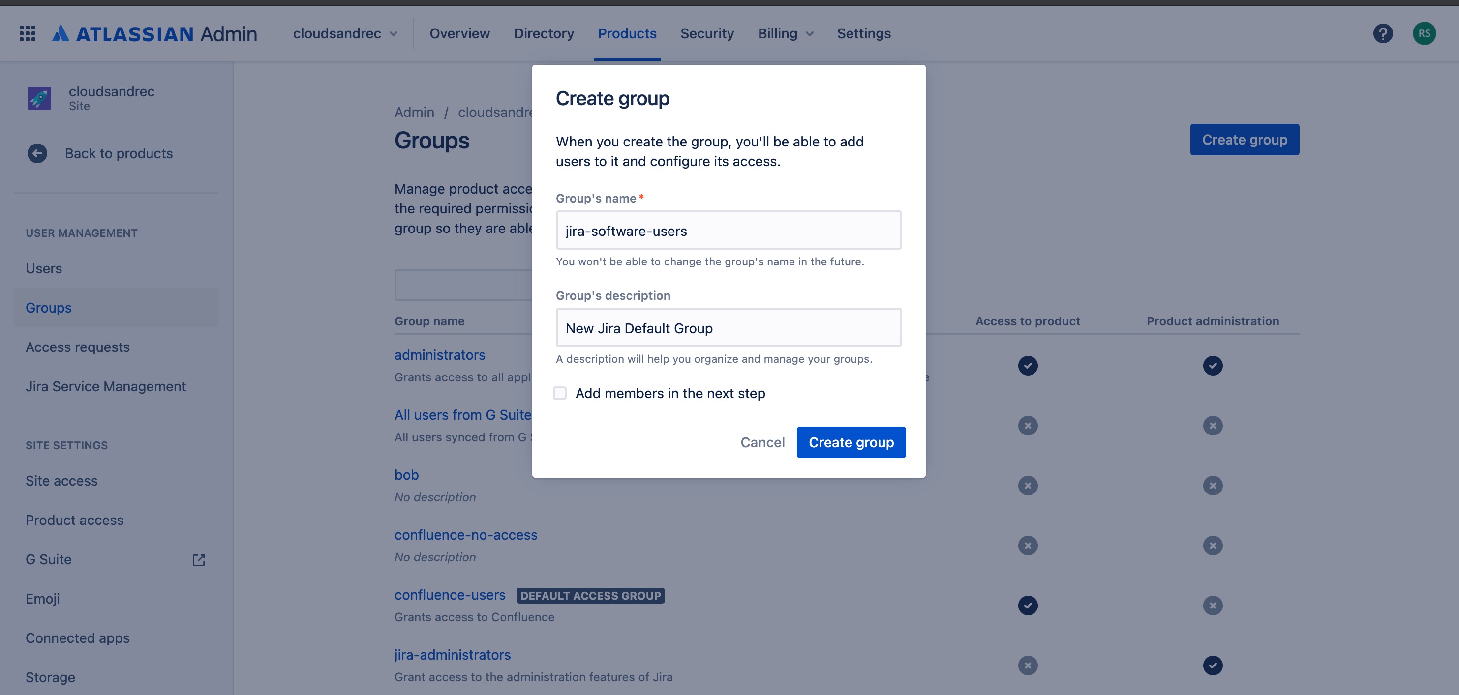 Use Case: Granting and Revoking Access to Atlassian Users