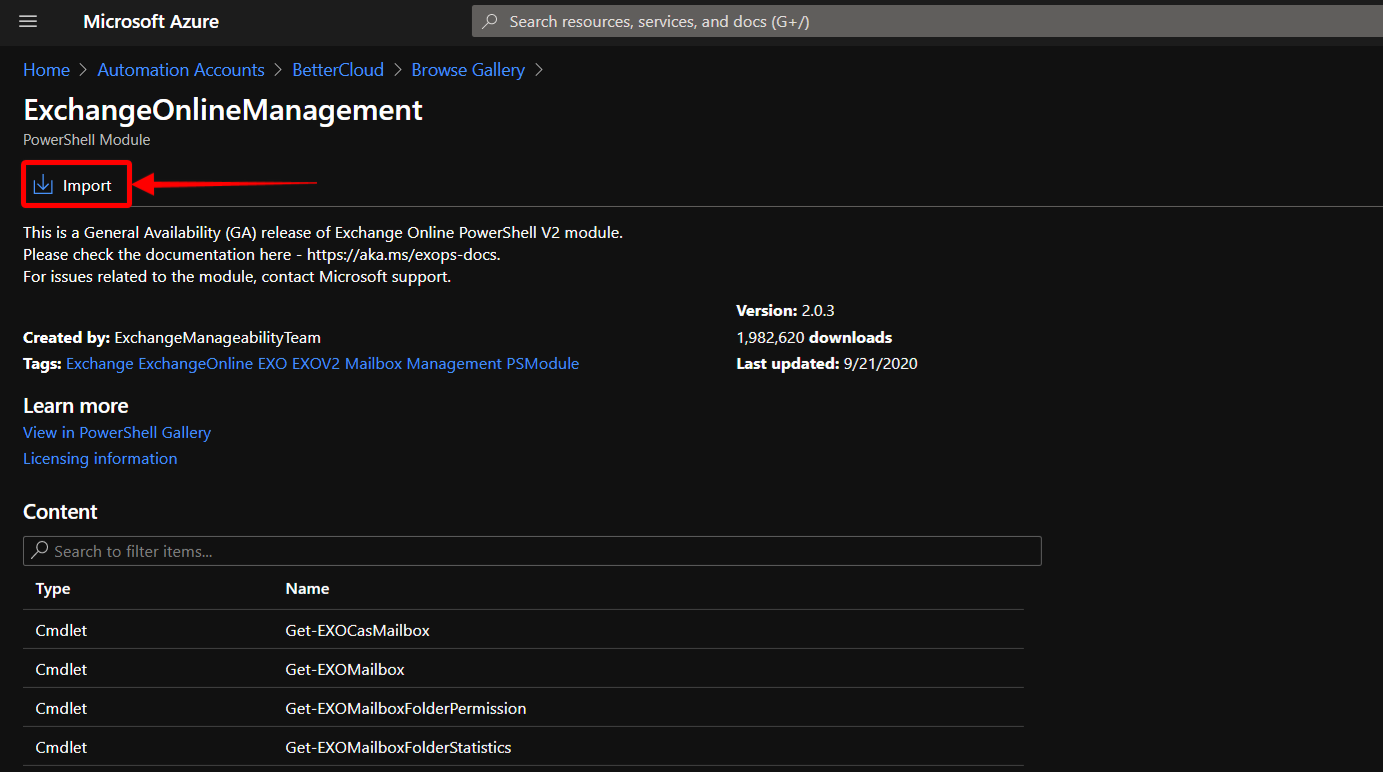 Integrating Azure Automation with BetterCloud