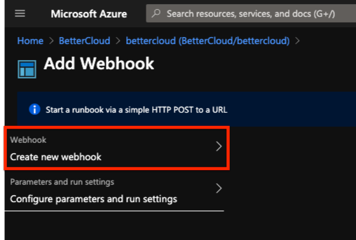 Integrating Azure Automation with BetterCloud