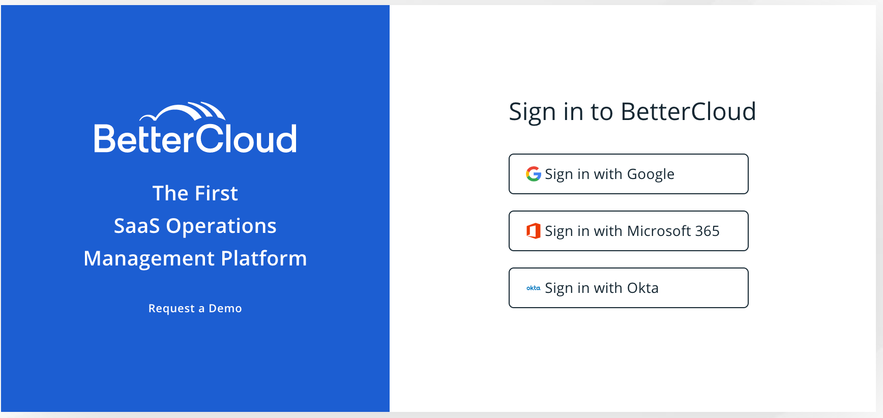 Okta in BetterCloud