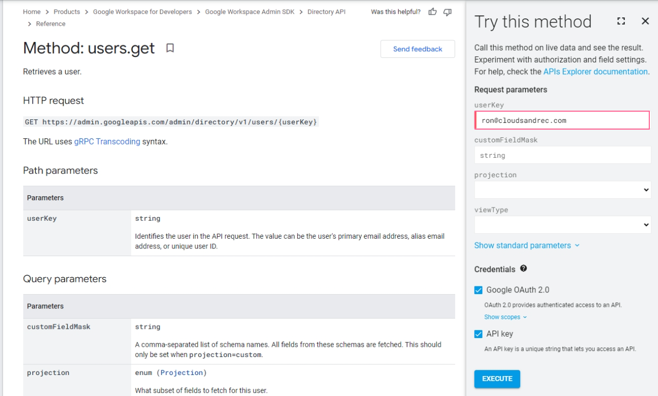 Troubleshooting Blank Dynamic Fields with Google Workspace API