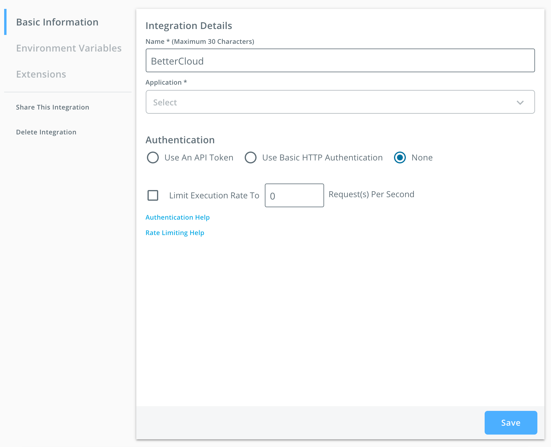 Adding a Custom Integration