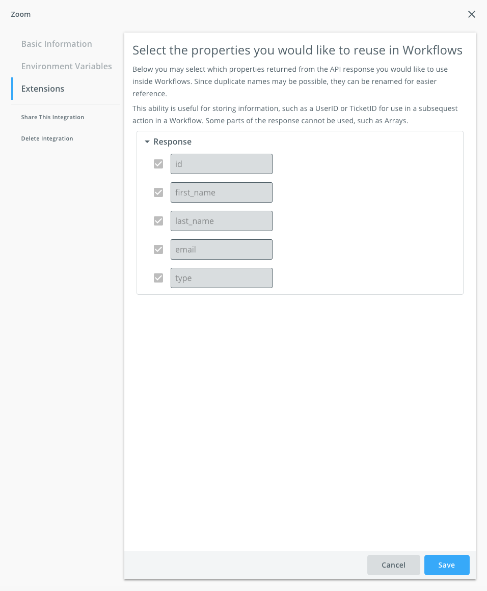 Adding a Custom Integration
