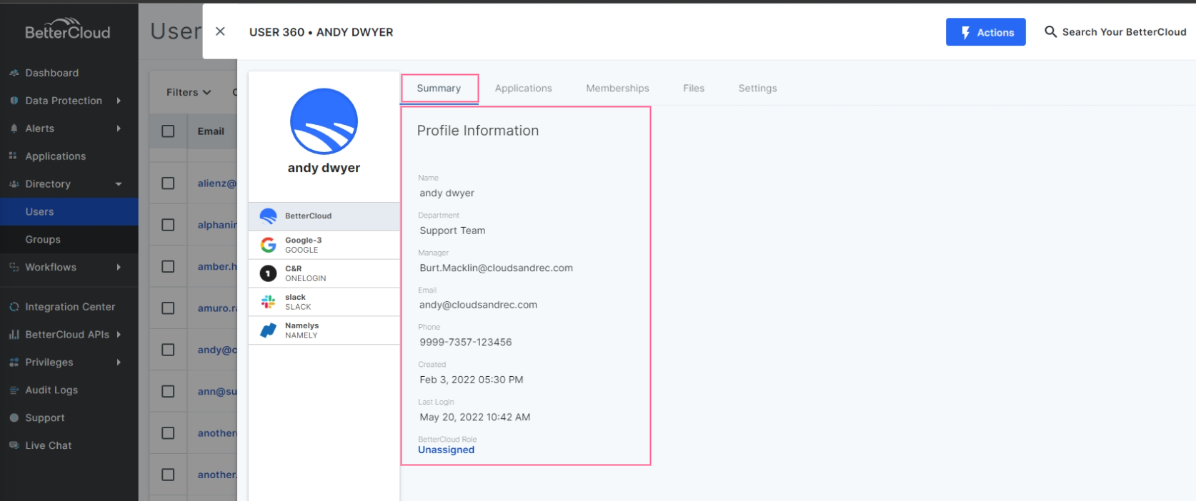 Directory: Users