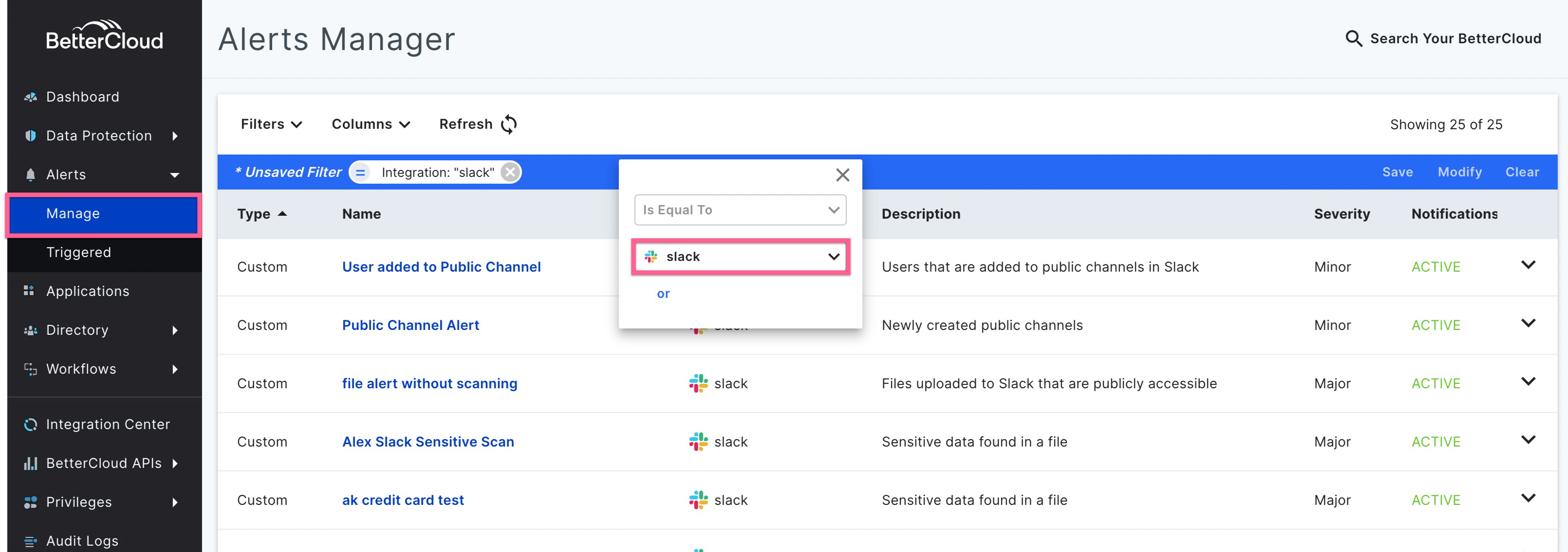 Slack in BetterCloud