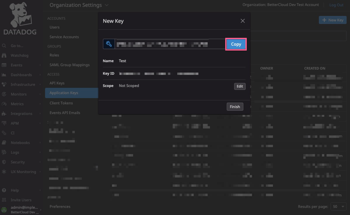 Integrating Datadog with BetterCloud