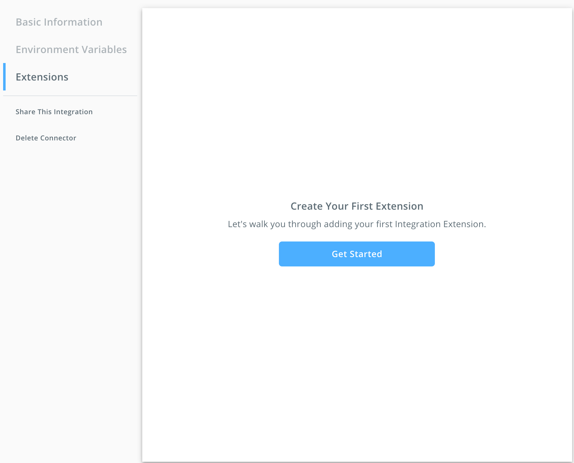 Adding an Extended Integration