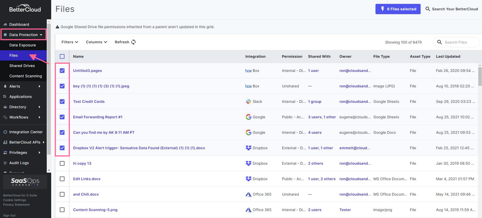 File Audits and Targeted Content Scans
