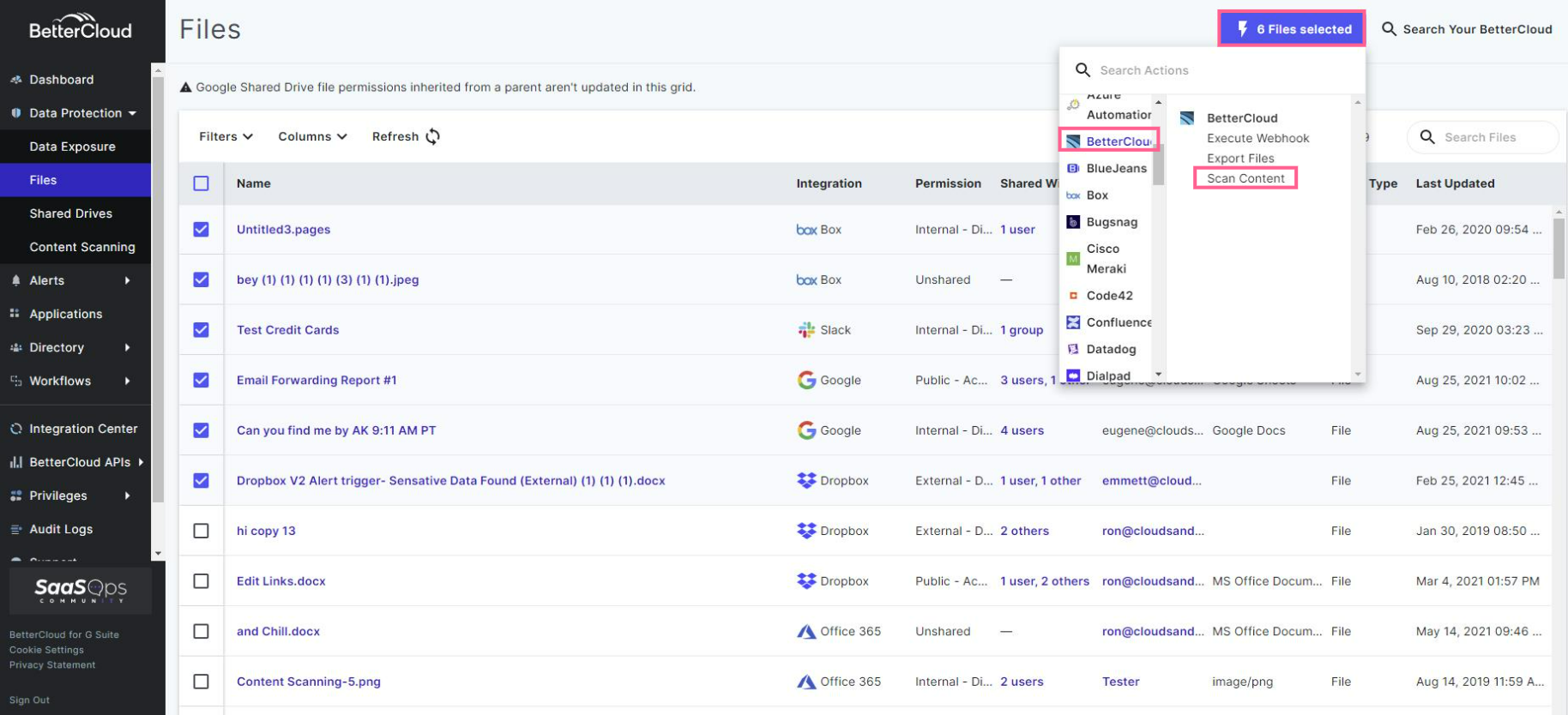 File Audits and Targeted Content Scans