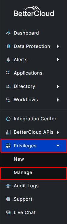 Role Based Privileges
