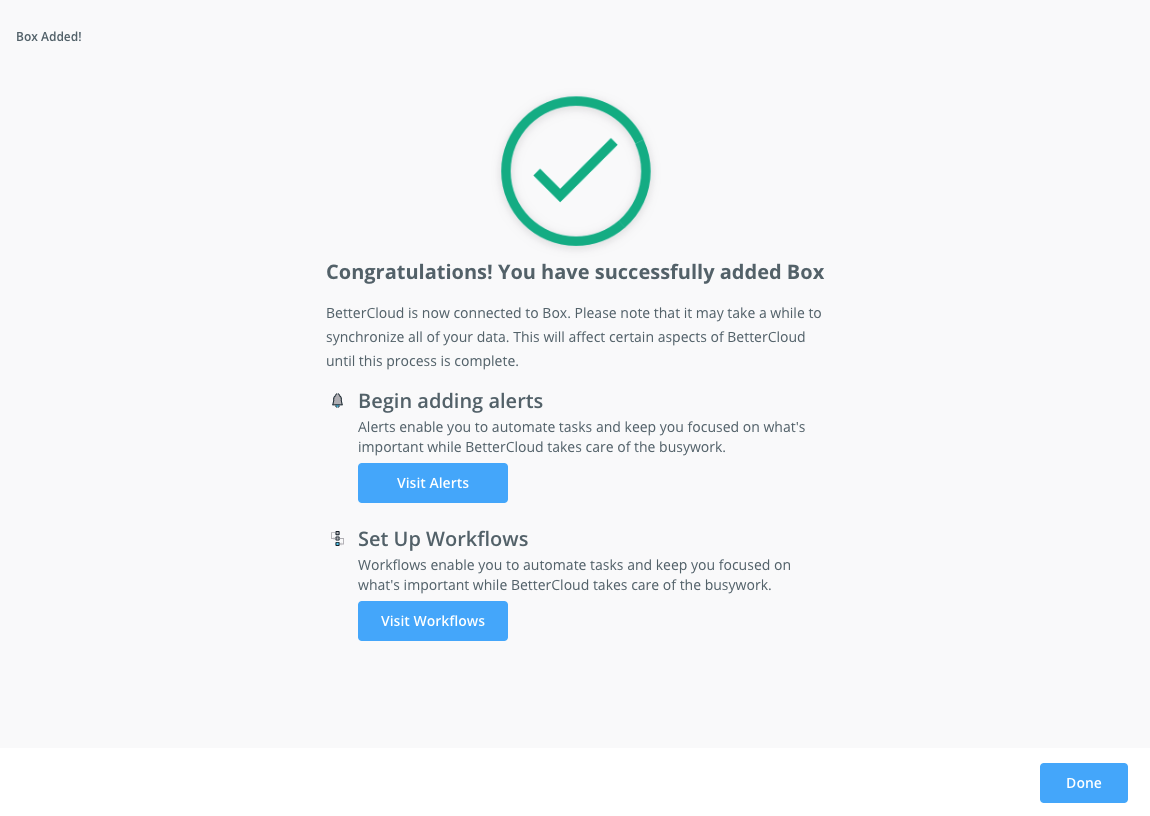Integrating Box with BetterCloud