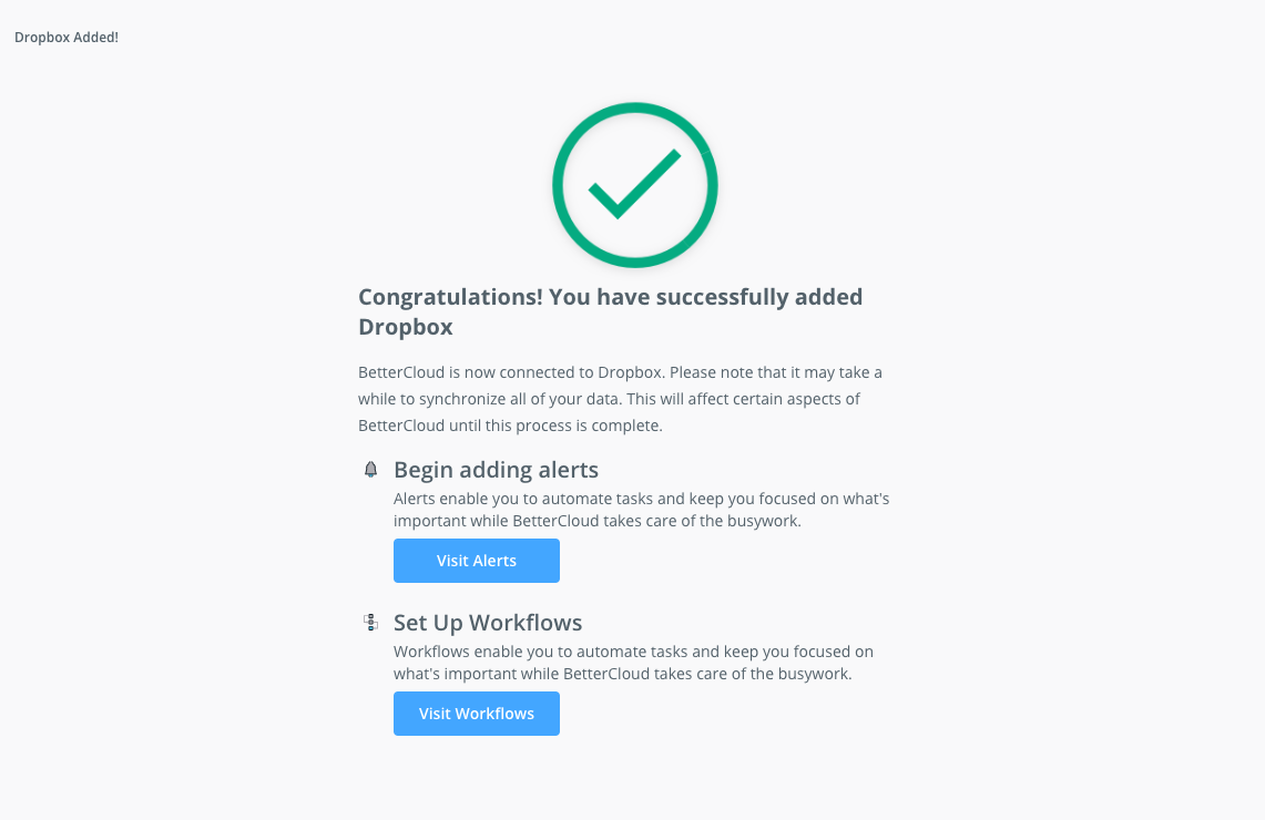 Integrating Dropbox with BetterCloud
