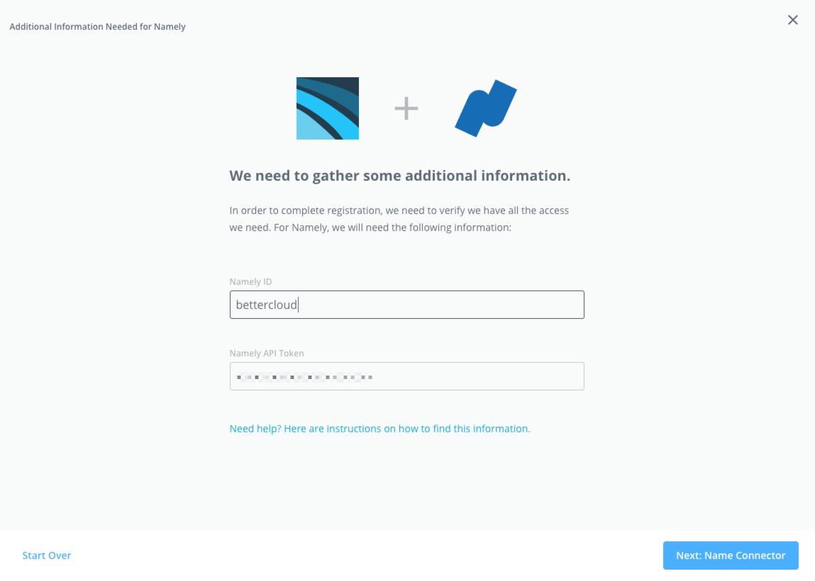 Integrating Namely with BetterCloud