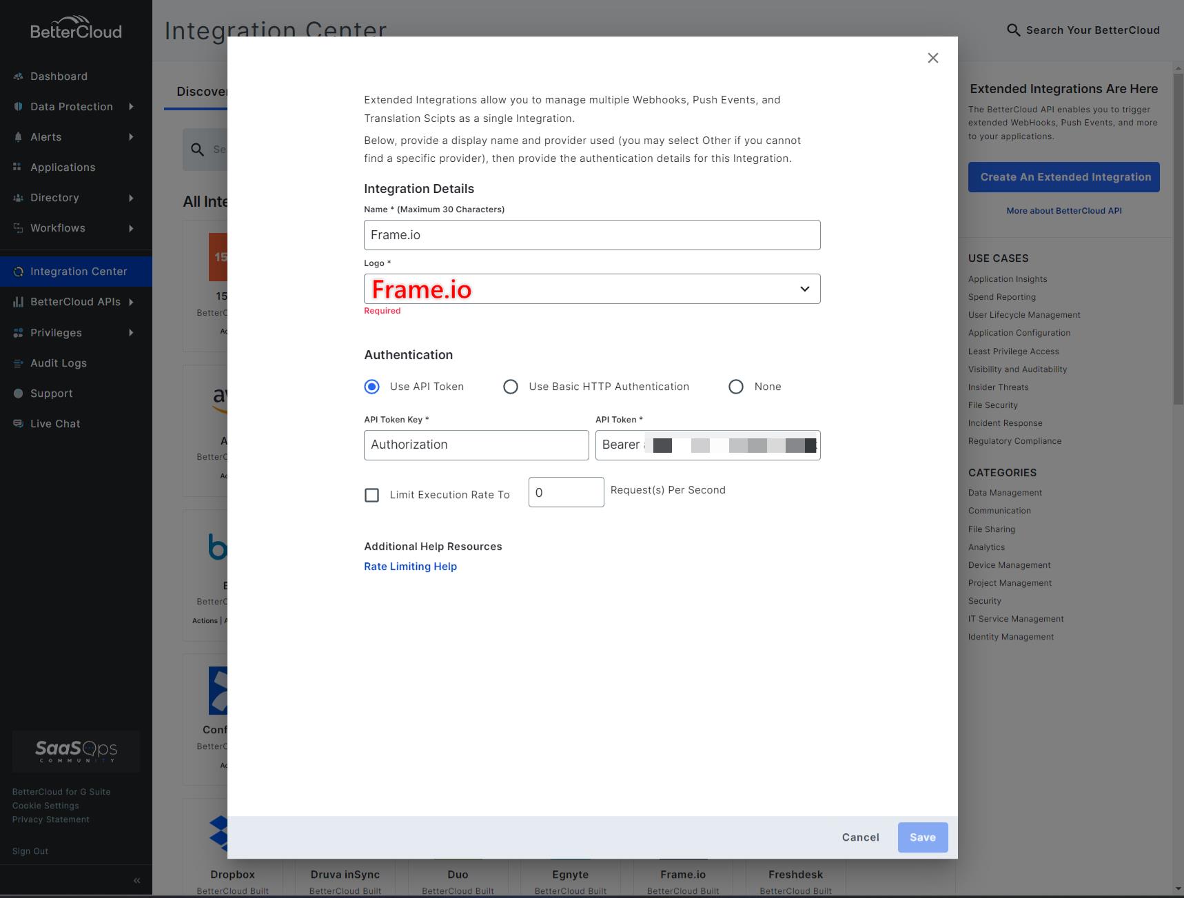 Integrating Frame.io with BetterCloud