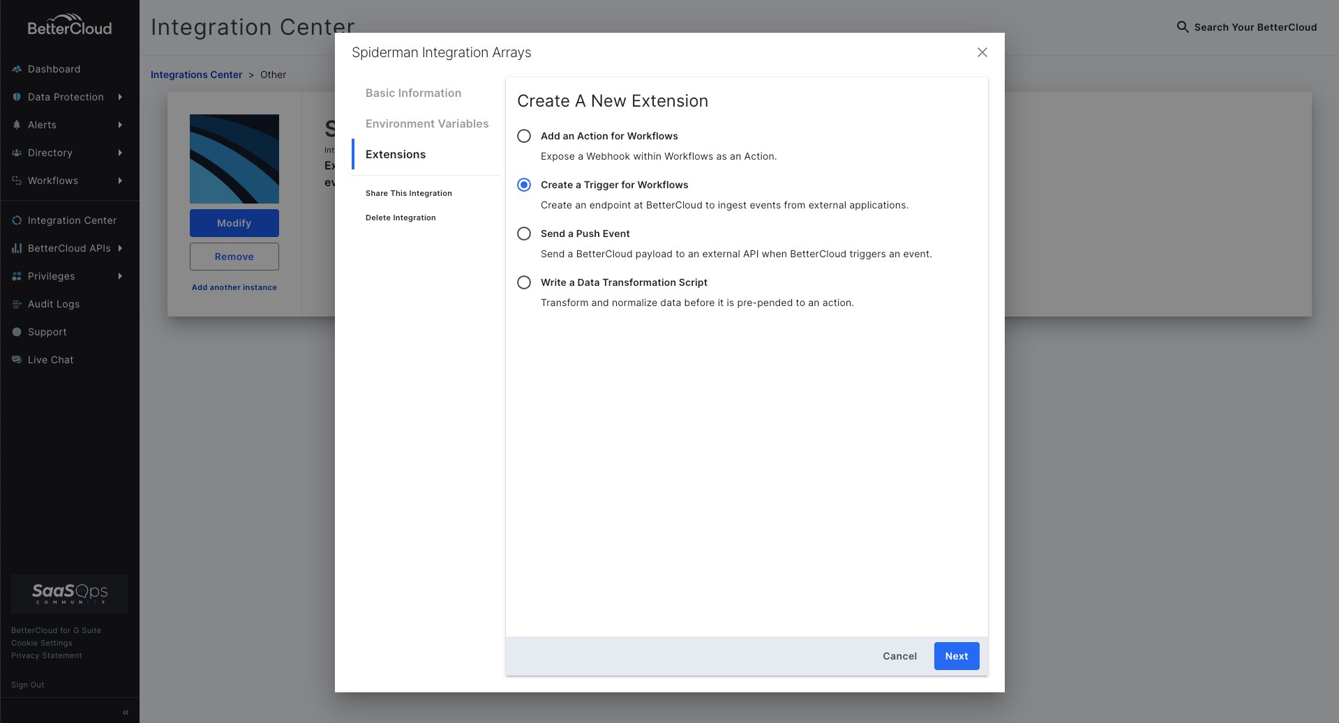 Working with Arrays in BetterCloud