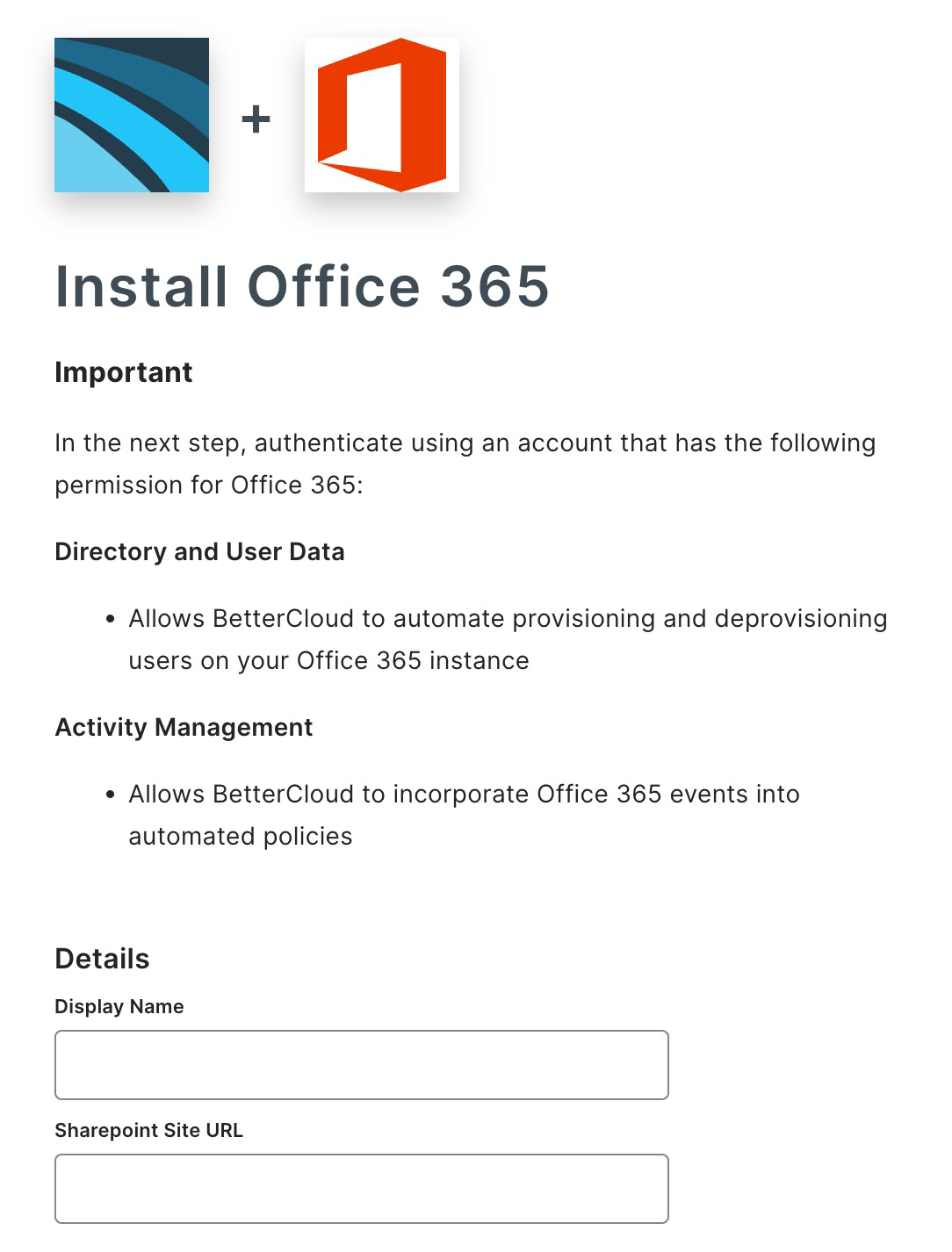 Integrating Office 365 with BetterCloud