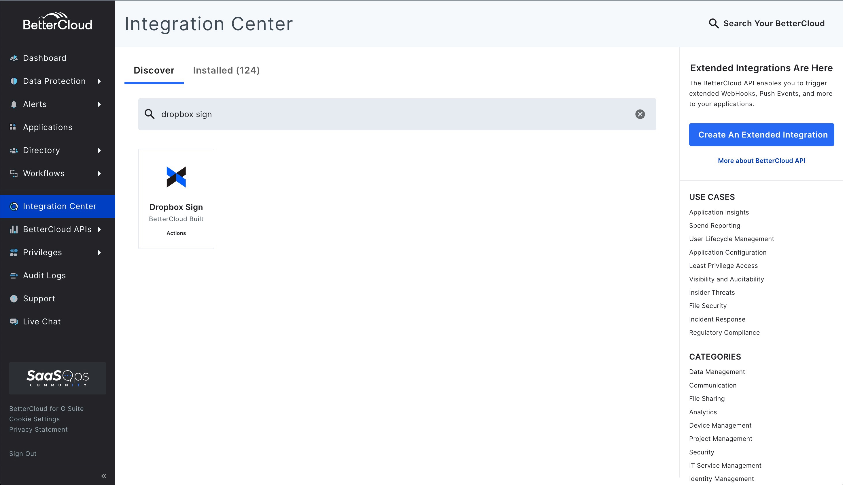 Integrating Dropbox Sign (HelloSign) with BetterCloud