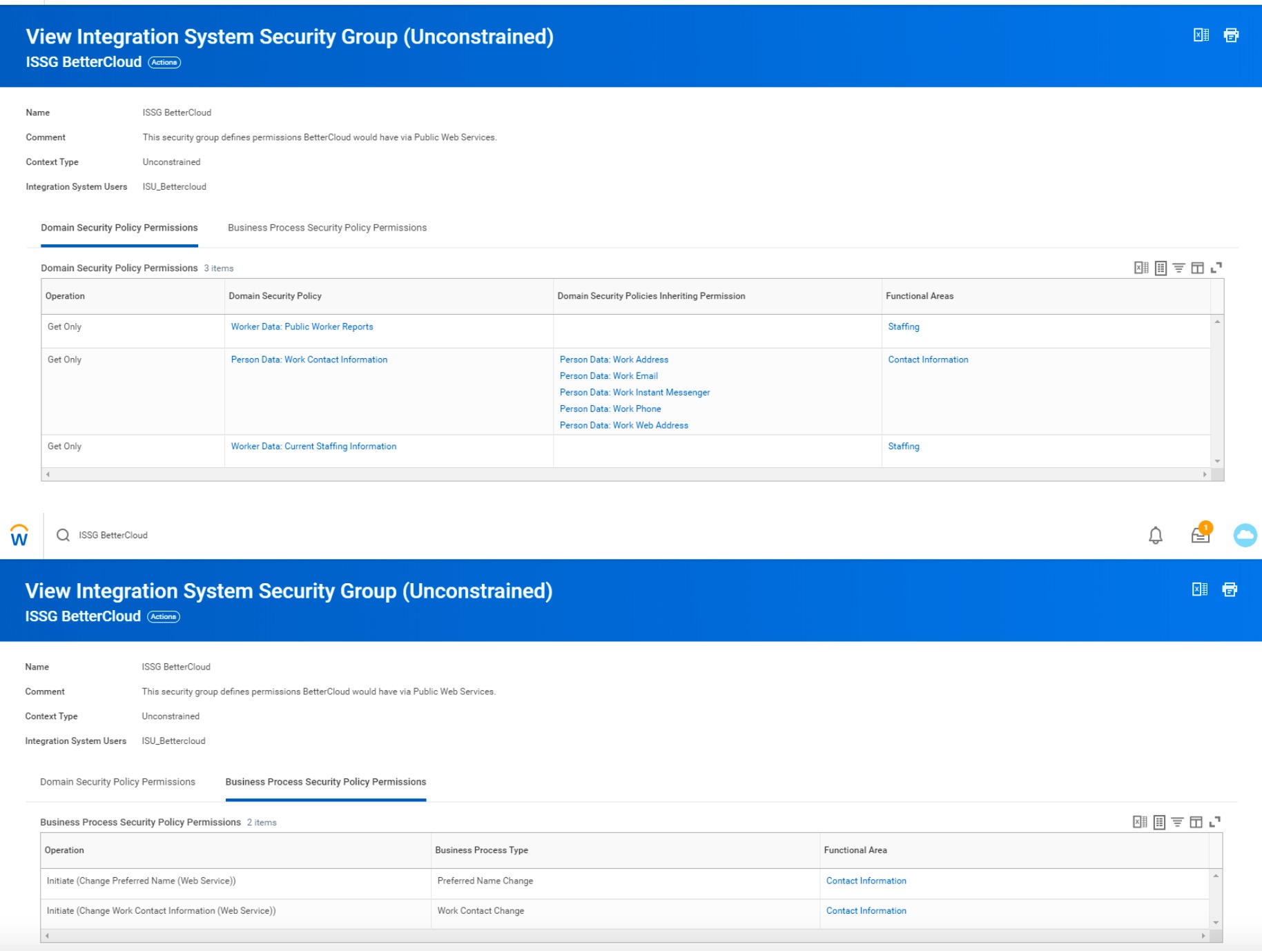 Integrating Workday with BetterCloud