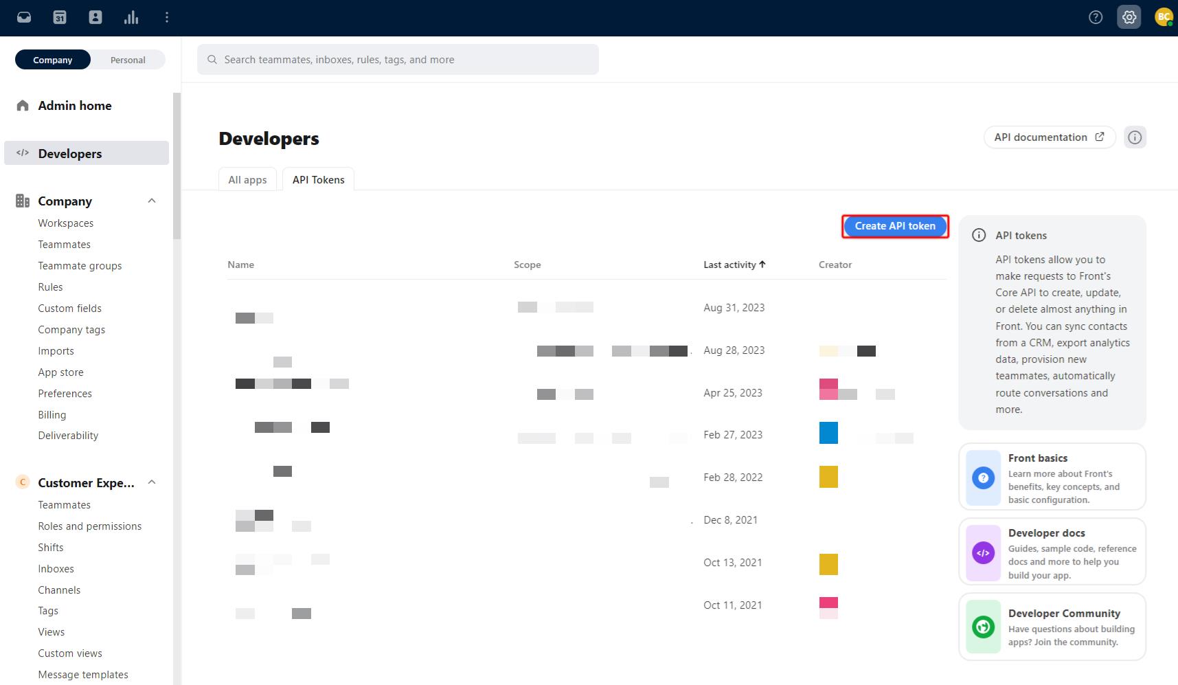 Integrating Front with BetterCloud