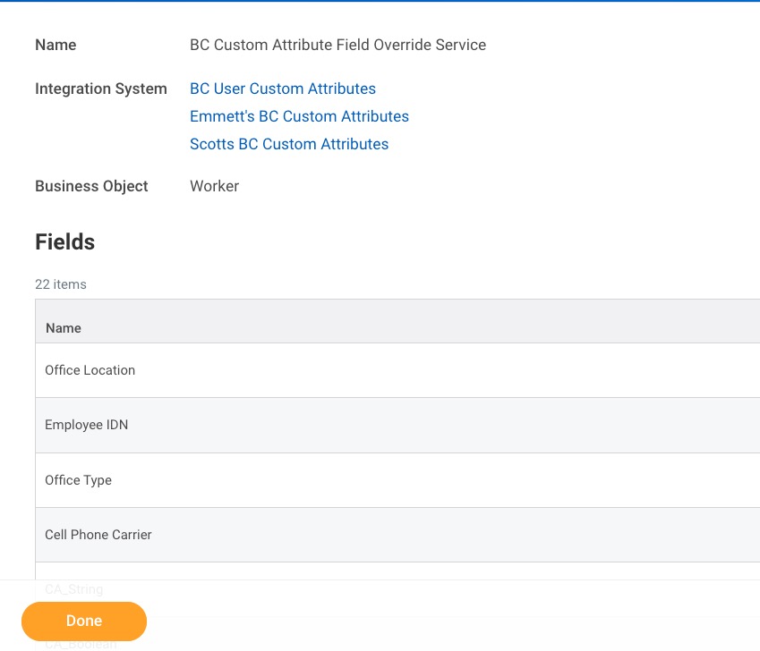 Adding Workday Custom Attributes to BetterCloud